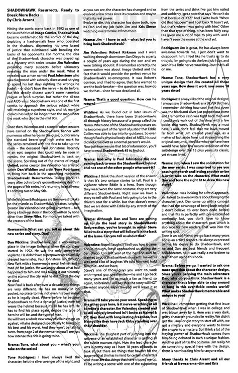 read online shadowhawk 2010 comic issue 2