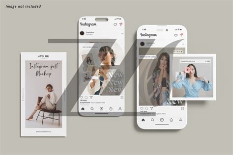 دانلود فایل لایه باز موکاپ پست و استوری اینستاگرام دانلود رایگان فایل لایه باز، Psd، وکتور