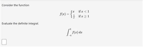 Solved Consider The Functionf X {x If X