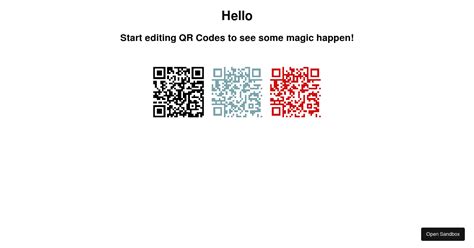 React Qr Code Demo Forked Codesandbox React Qr Code Demo Forked Codesandbox