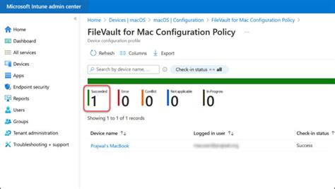 Configure FileVault Disk Encryption For MacOS Using Intune
