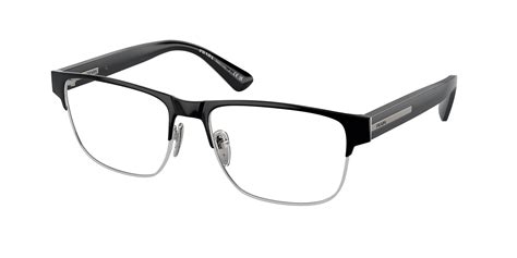 Prada Pr 57zv Black 1ab1o1 Eyeglasses For Men