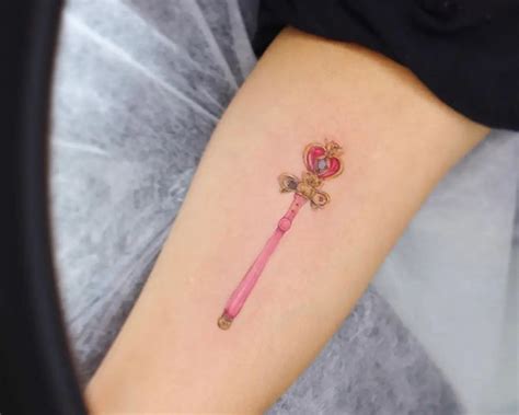 Sailor Moon Wand Tattoo