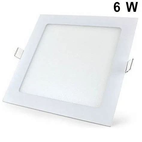 Square 6 Watt 6w Led Panel Light For Indoor 220 V At Rs 95 Piece In Garoth