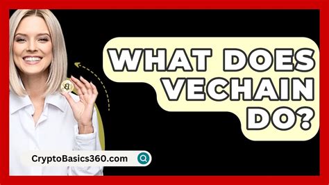 What Does Vechain Do Youtube