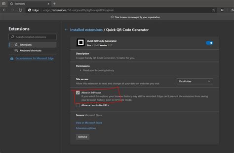 How To Enable Extensions In Inprivate Browsing Mode In Microsoft Edge