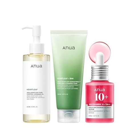 Anua Korean Skin Care Set Anua Products Korean Skincare Anua 3 Step