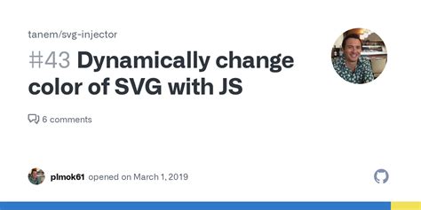 Dynamically Change Color Of SVG With JS Issue Tanem Svg Injector GitHub