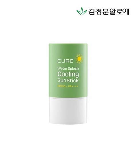 김정문알로에 큐어 워터 스플래쉬 쿨링 선스틱 23g 티몬