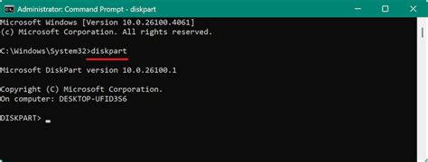 how to create a new partition using diskpart on windows