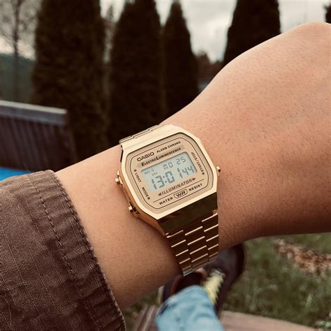 Casio A168 Gold Rcasio