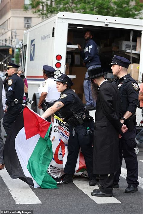 Is Nothing Sacred Pro Palestine Protestors Light American Flag On Fire