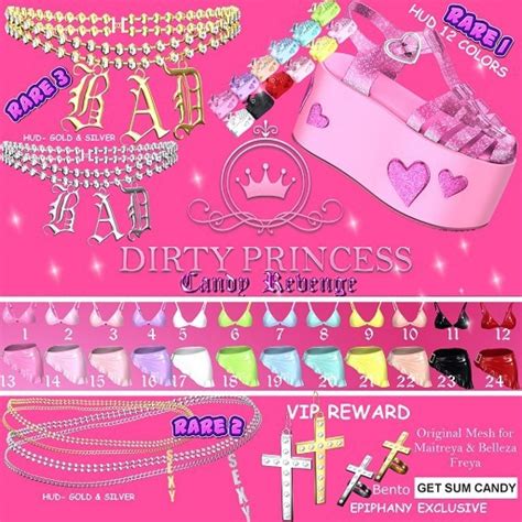 Second Life Marketplace Dirty Princess Candy Revenge Princess Skirt