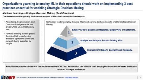 Strategic Decision Making With Machine Learning Ml