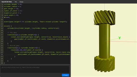 promptscad free ai powered openscad generator 3d modeling made easy