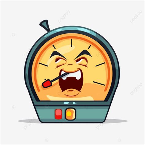 연료 게이지 벡터 스티커 클립 아트 신호등 악기 캐릭터의 화난 만화 그림 상표 클립 아트 Png 일러스트 및 벡터 에