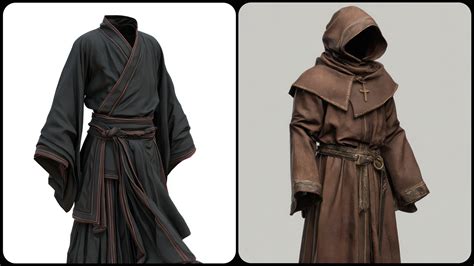 Artstation 240 Monk Outfit Reference Image Pack V24 4k Artworks