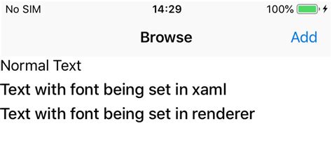 Xamarinforms In Xamarin Forms How Can I Set The Font Of A Label To