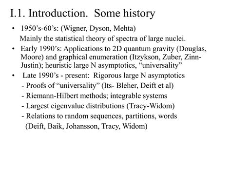 Ppt Random Matrices Orthogonal Polynomials And Integrable Systems