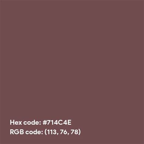714c4e Color Name Is Liver