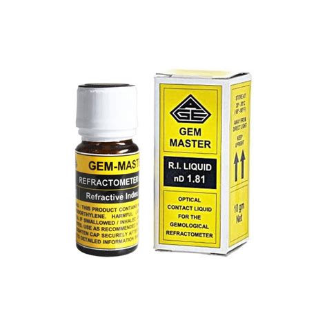 Refractive Index Liquid Series M 1 81 For Gempro Refractometer — Otto Frei