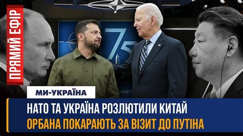 ЕКСТРЕНО США готують СИЛОВУ ВІДПОВІДЬ росії Орбана ПОКАРАЮТЬ за Путіна НАТО розізлютило Китай