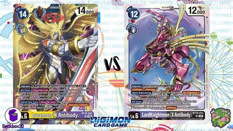 Digimon Tcg Lucemon X Purple Vs Lordknightmon X Purple Youtube