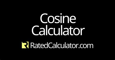 Cosine Calculator Calculate Cos X