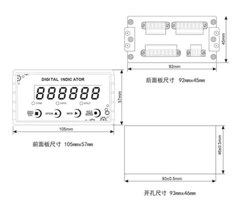 Indicator For Loadcells Indicator Weight Display Meter Weight Controller Load Cell Transmitter