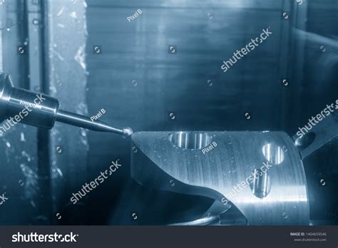 5axis Cnc Milling Machine Cutting Automotive Stock Photo 1404659546 Shutterstock
