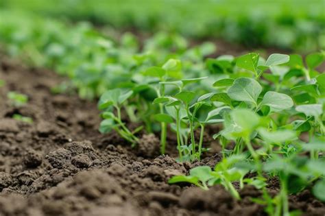 Premium Photo Farm Field Cultivation Supporting Growth Of Vetch Sowing