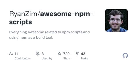 Github Ryanzimawesome Npm Scripts Everything Awesome Related To Npm