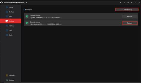 How To Restore Partition With Minitool Shadowmaker Minitool
