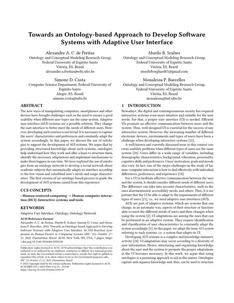 Pdf Towards An Ontology Based Approach To Develop Software Systems