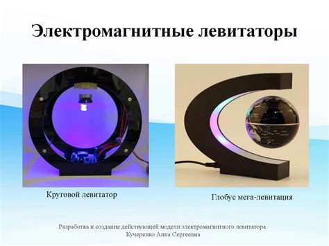 Разработка и создание действующей модели электромагнитного левитатора презентация онлайн