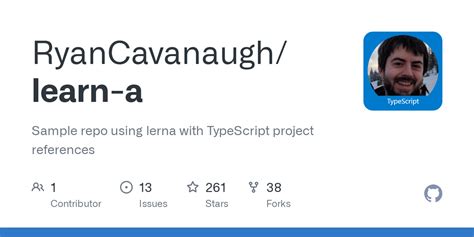 Github Ryancavanaughlearn A Sample Repo Using Lerna With Typescript