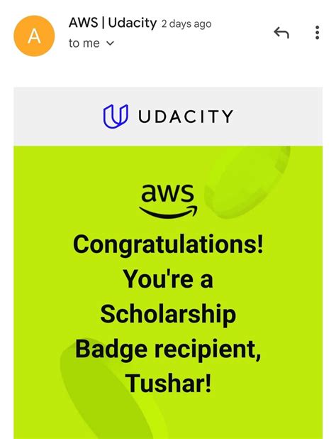 Tushar Sahu On Linkedin Aws Awsaimlscholarship Udacity