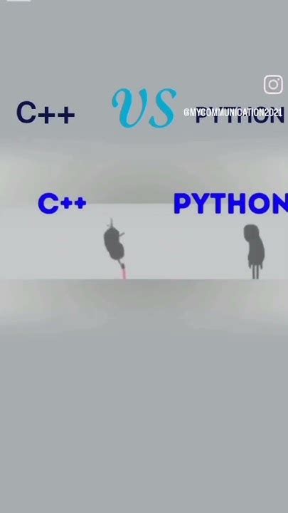 C Vs Python Programming C Python Learning Computer Basic