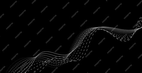 Premium Vector Wave Lines Pattern Abstract Background Technology Vector Illustration