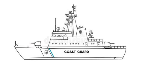 Coast Guard Ship Clipart