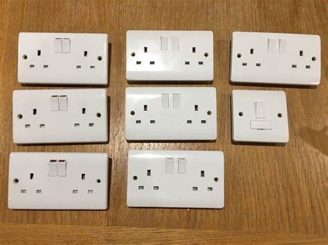 X Double Plug Sockets X Fuse Switch In Colinton Edinburgh