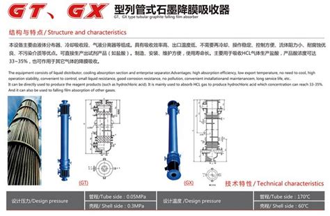 石墨降膜吸收器 圆块孔式石墨降膜吸收器 列管降膜吸收器 山东赫达集团股份有限公司 化工设备网