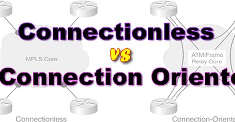Computer Networks Differences Between Connection Less And Connection