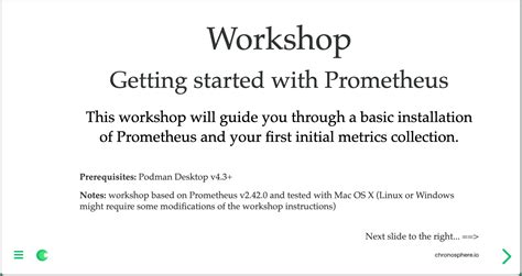 Getting Started With Prometheus Workshop Introduction To Prometheus