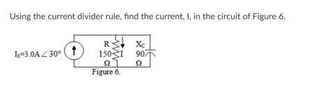 Solved Using The Current Divider Rule Find The Current I Chegg Com