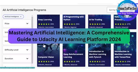 mastering artificial intelligence in 2024 a comprehensive guide to udacity ai learning platform