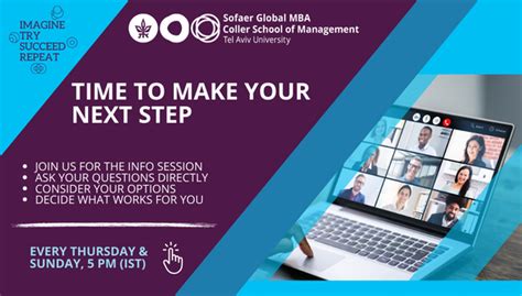 Sofaer Global Mba Info Session Tau International Tel Aviv University