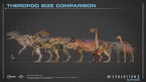 Jurassic World Theropod Size Comparison Jurassic Park Know Yo Bilarasa