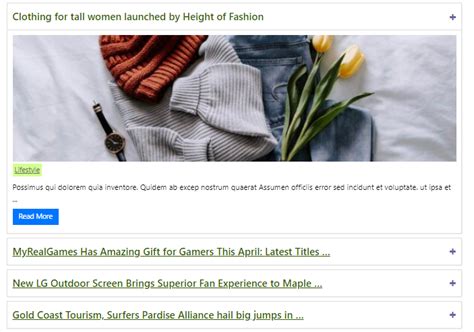 Collapsible Content Views Pro