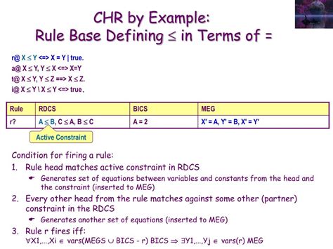 Ppt Rule Based Reasoning Constraint Solving And Deduction Powerpoint Presentation Id 3366043